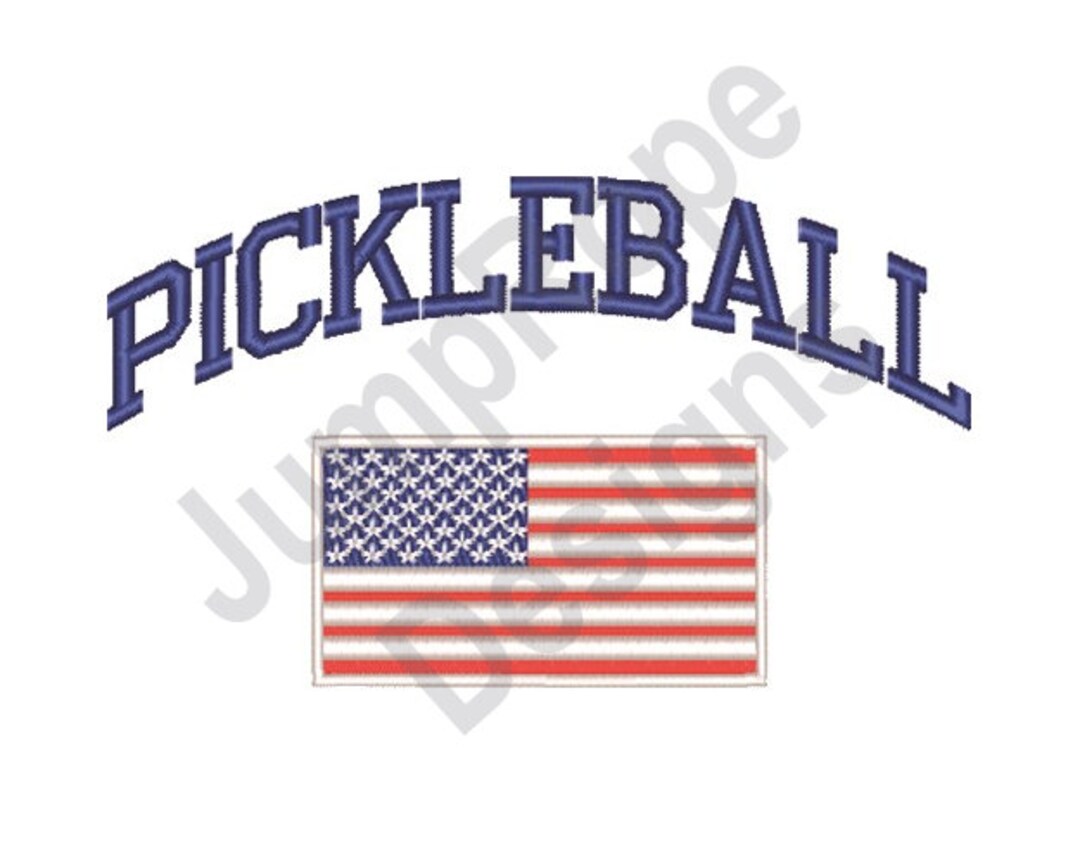 Pickleball - Machine Embroidery Design - Etsy
