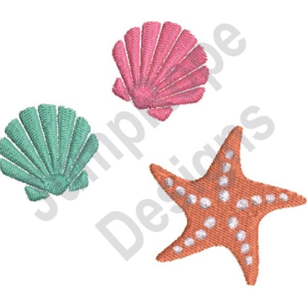 Starfish Embroidery - Etsy