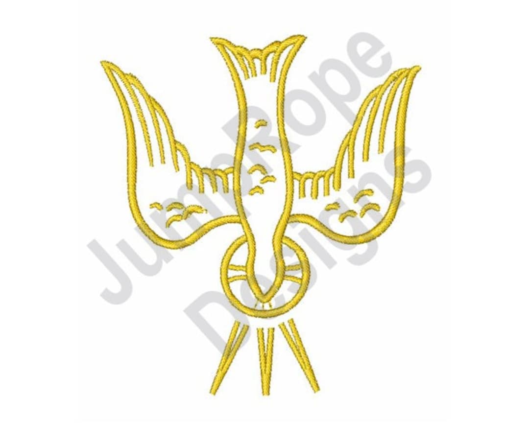 Holy Spirit Dove - Machine Embroidery Design - Etsy