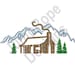 Log Cabin - Machine Embroidery Design - Etsy