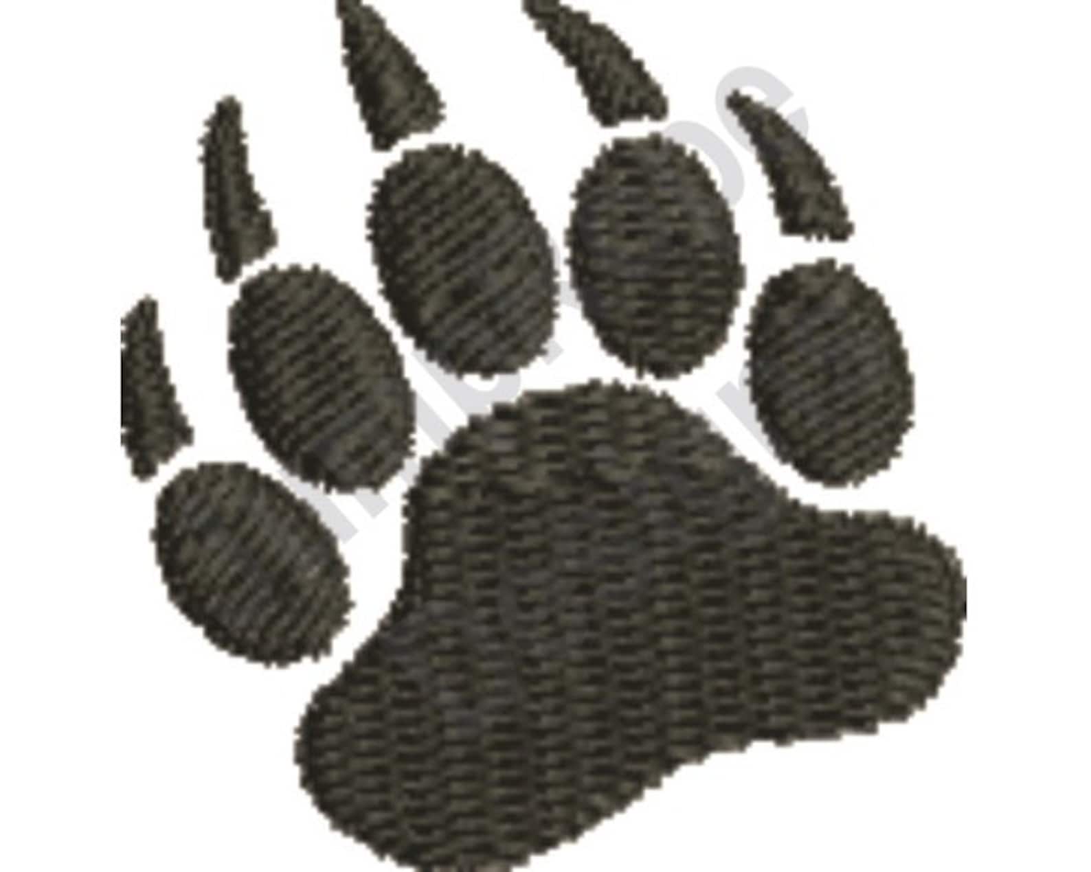 Bear Paw Print - Machine Embroidery Design - Etsy Canada
