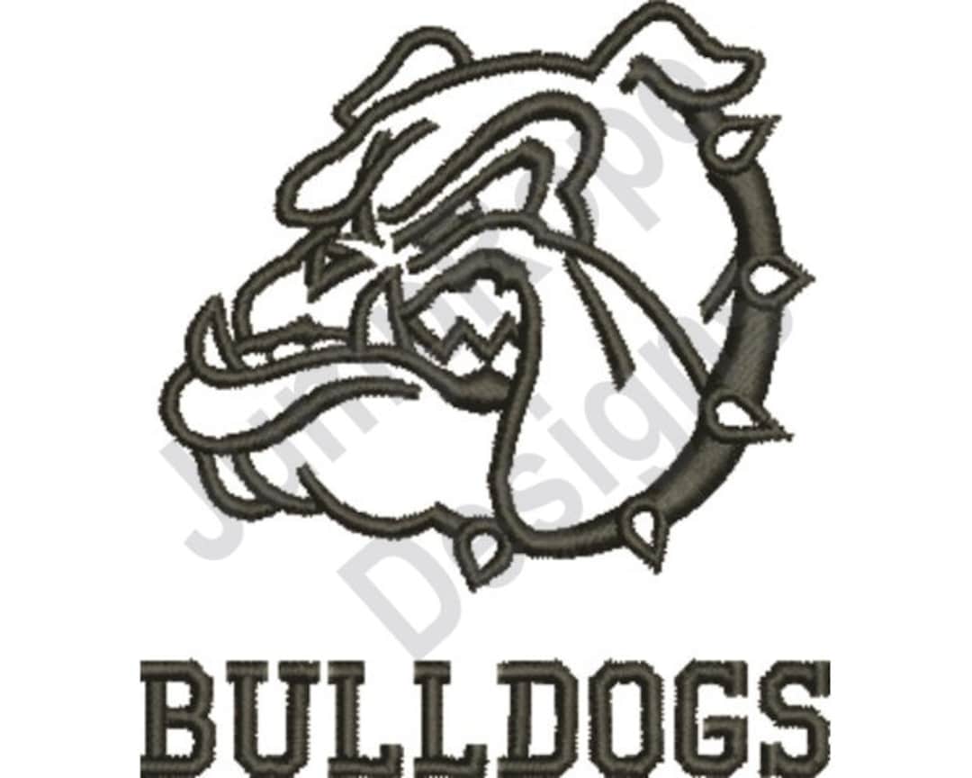 Bulldogs - Machine Embroidery Design - Etsy