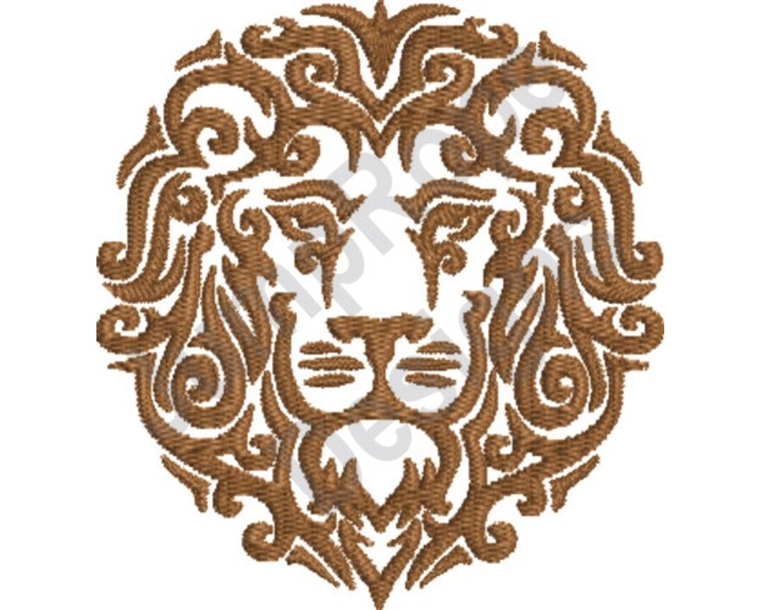 Lion - Machine Embroidery Design - Etsy