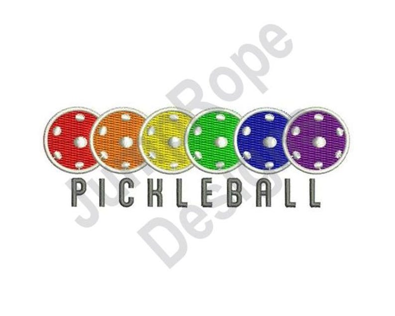 Pickleball - Machine Embroidery Design - Etsy