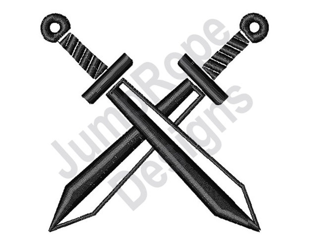Swords - Machine Embroidery Design - Etsy