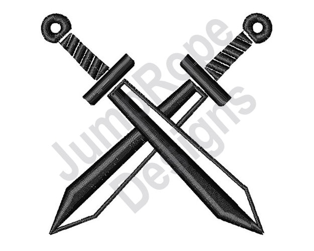 Swords - Machine Embroidery Design - Etsy