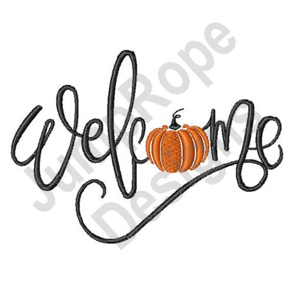 Welcome Embroidery - Etsy