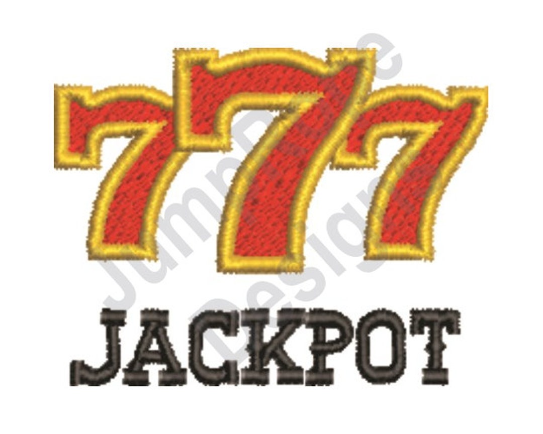 Lucky 7S Jackpot - Machine Embroidery Design - Etsy