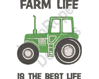 Farm Life Embroidery Design Instant Download - Etsy