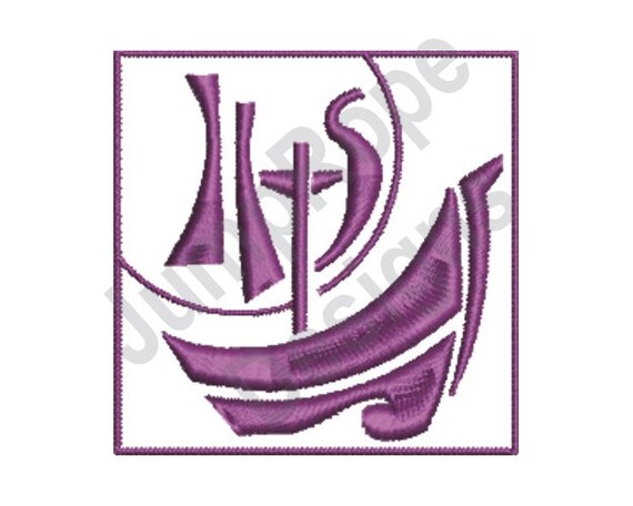 Christian Symbol Machine Embroidery Design | Etsy