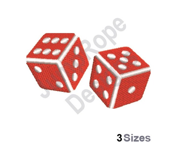 Gambling Dice Machine Embroidery Design | Etsy