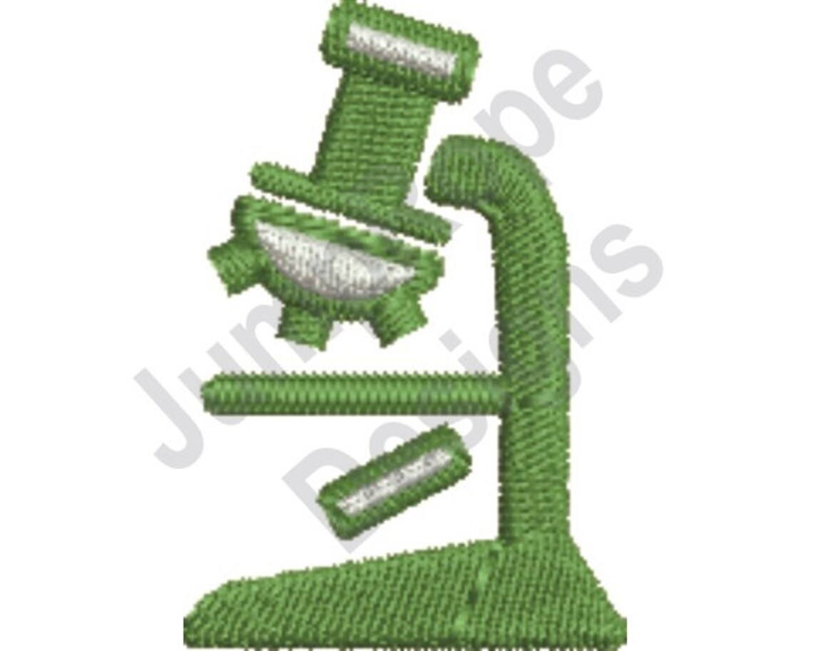 Microscope Machine Embroidery Design - Etsy