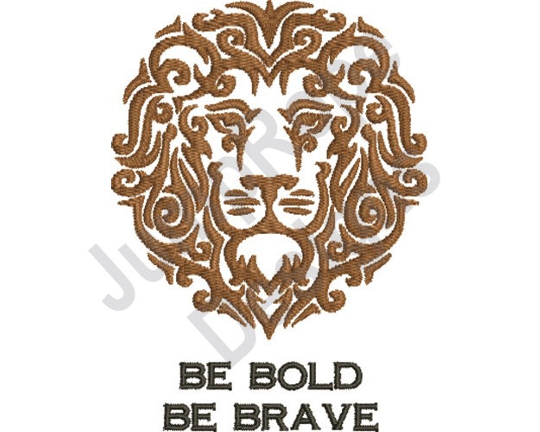 Bold Lion - Machine Embroidery Design - Etsy