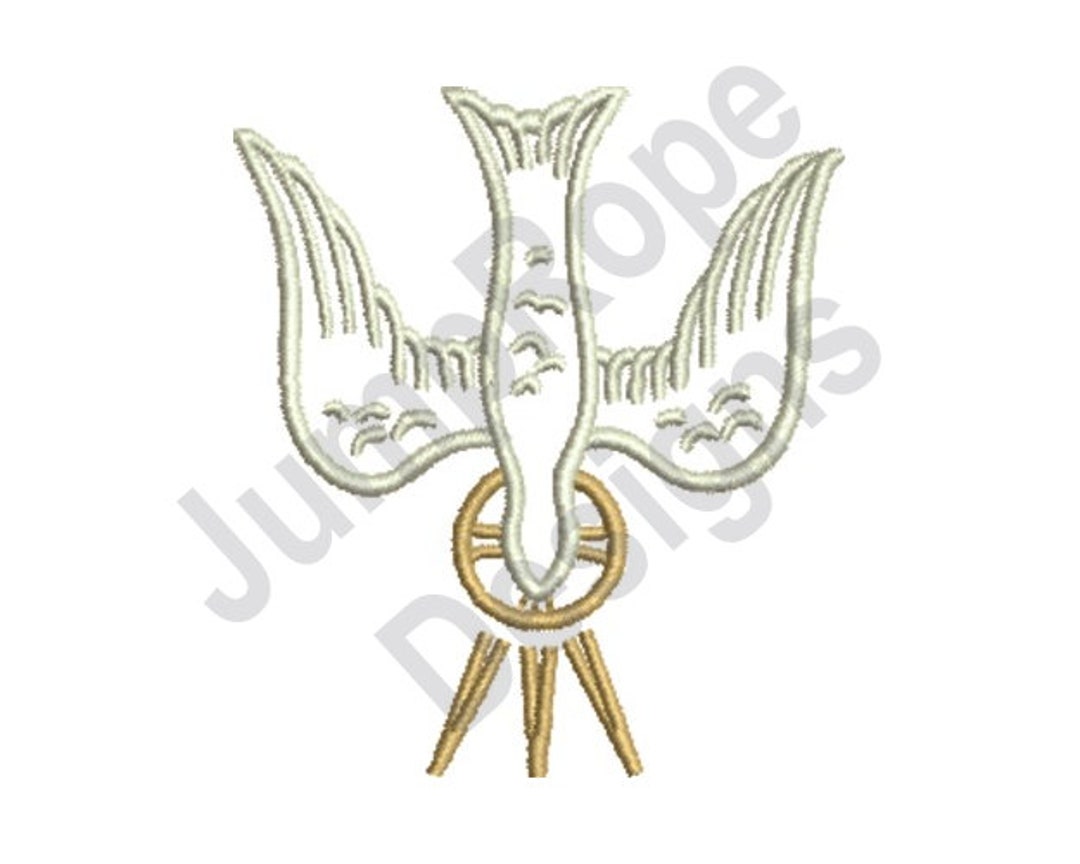 Holy Spirit - Machine Embroidery Design - Etsy