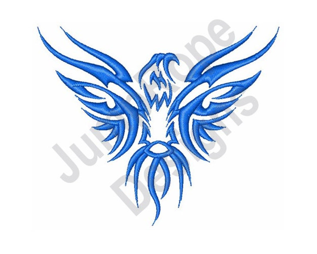 Phoenix - Machine Embroidery Design - Etsy