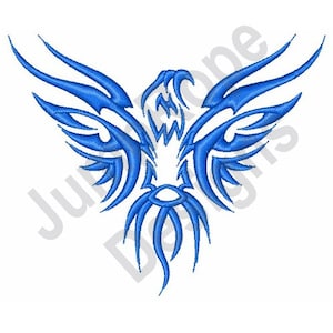 Phoenix - Machine Embroidery Design - Etsy