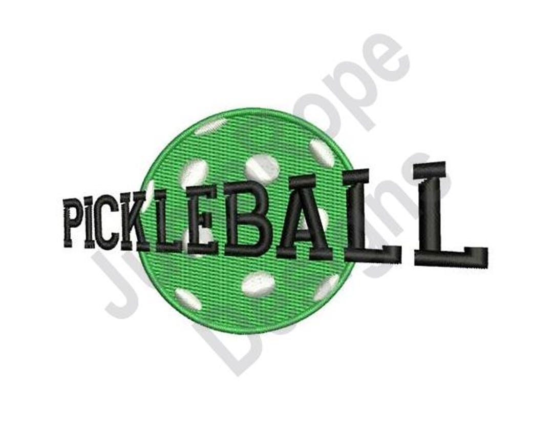 Pickleball - Machine Embroidery Design - Etsy