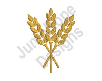 Wheat Stalks Machine Embroidery Design Embroidery Designs - Etsy