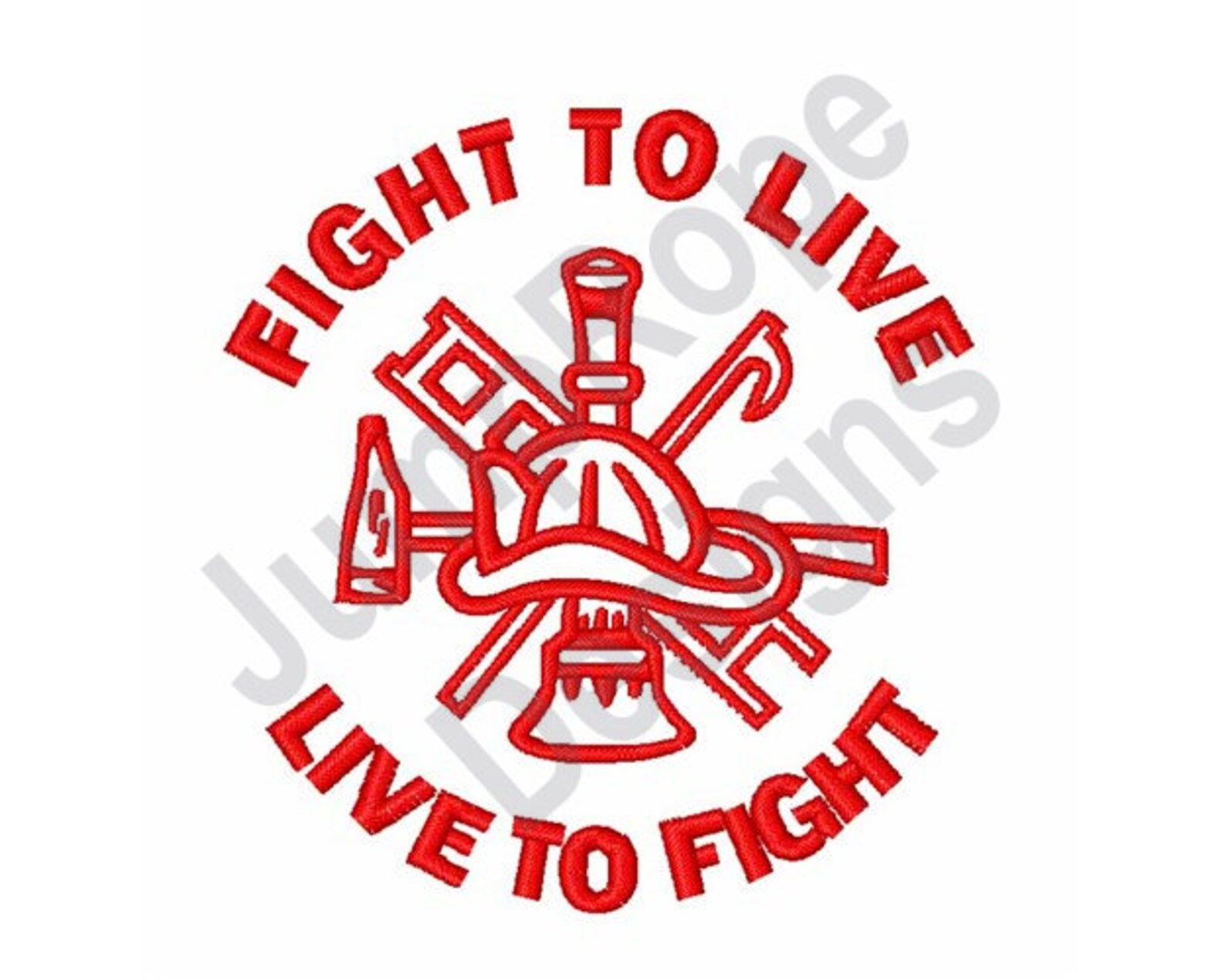 Firefighter Logo - Machine Embroidery Design - Etsy
