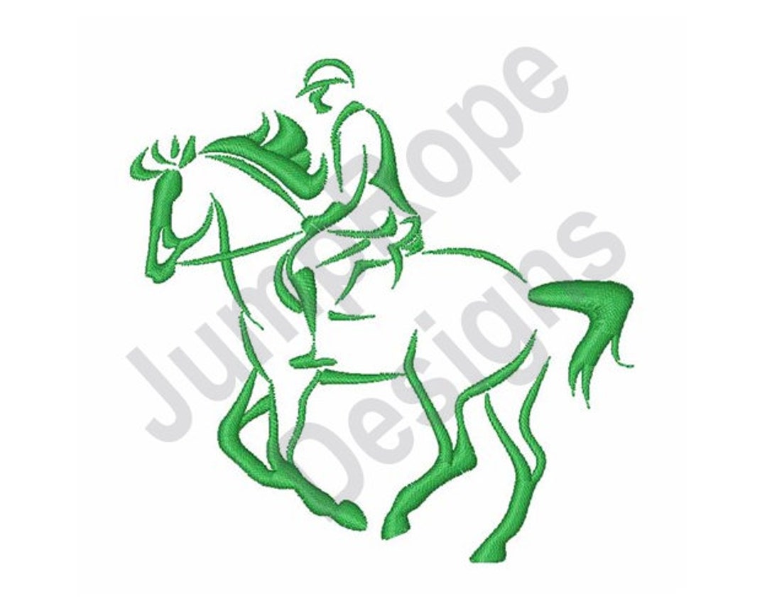 Polo Rider - Machine Embroidery Design - Etsy