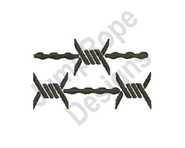 Barbed Wire Fence - Machine Embroidery Design - Etsy