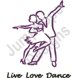 Dancers 3B - Machine Embroidery Design - Etsy