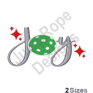 Joy - Machine Embroidery Design - 2 Sizes - Etsy