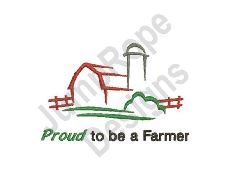 Proud Farmer - Machine Embroidery Design - Etsy
