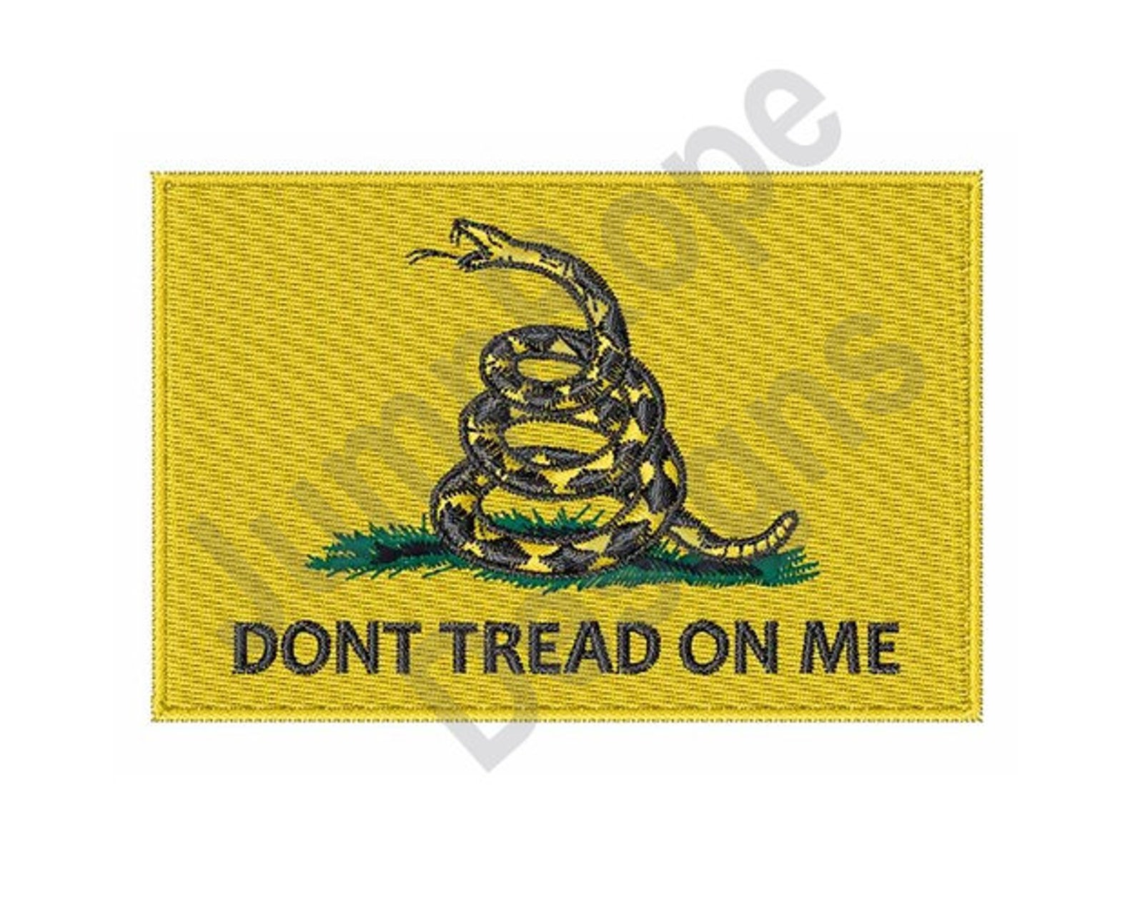 Gadsden Rattlesnake Flag Machine Embroidery Design - Etsy