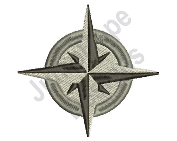 Compass Rose Machine Embroidery Design - Etsy