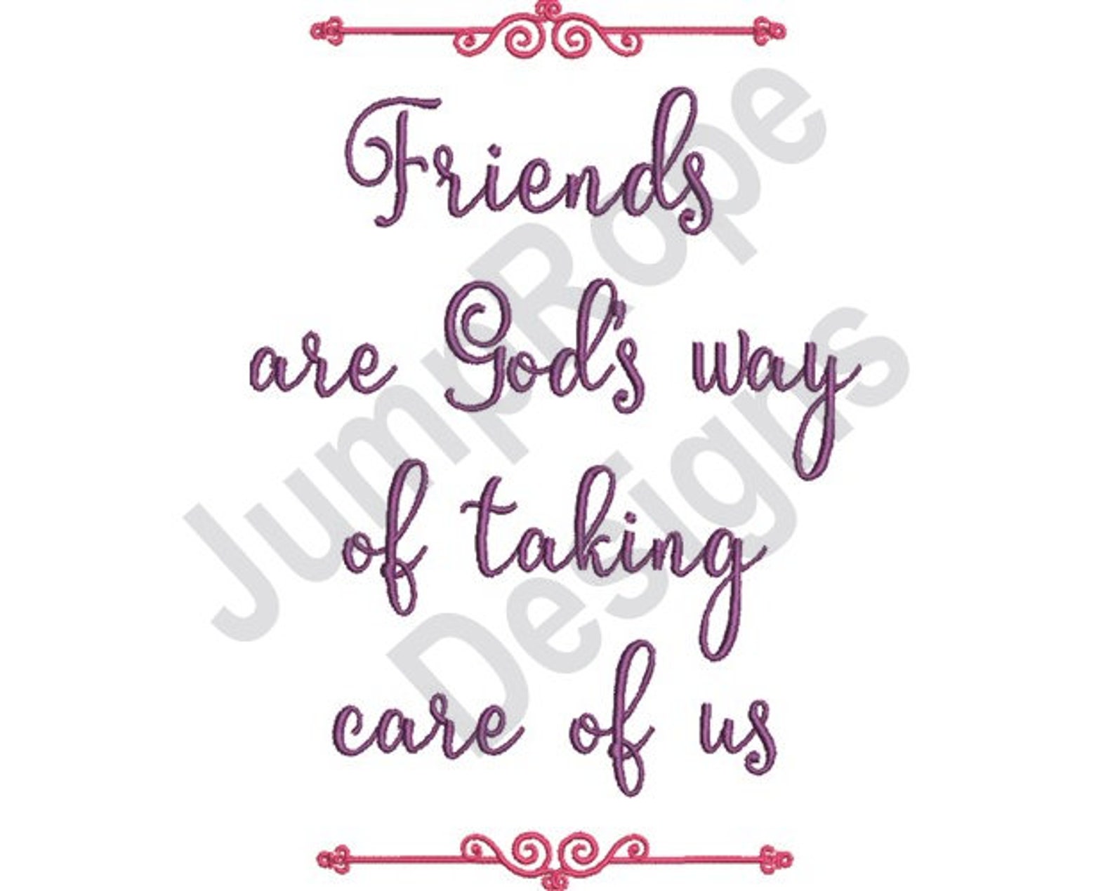Friends 2 - Machine Embroidery Design - Etsy