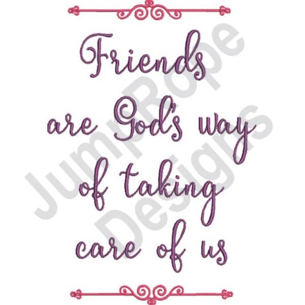 Friends Embroidery - Etsy