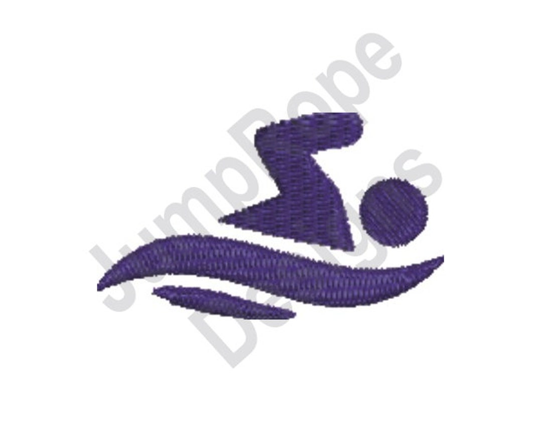 Freestyle Swimmer - Machine Embroidery Design - Etsy