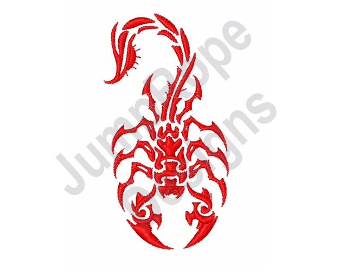 Scorpion - Machine Embroidery Design - Etsy