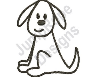 Cartoon Dog Machine Embroidery Design - Etsy