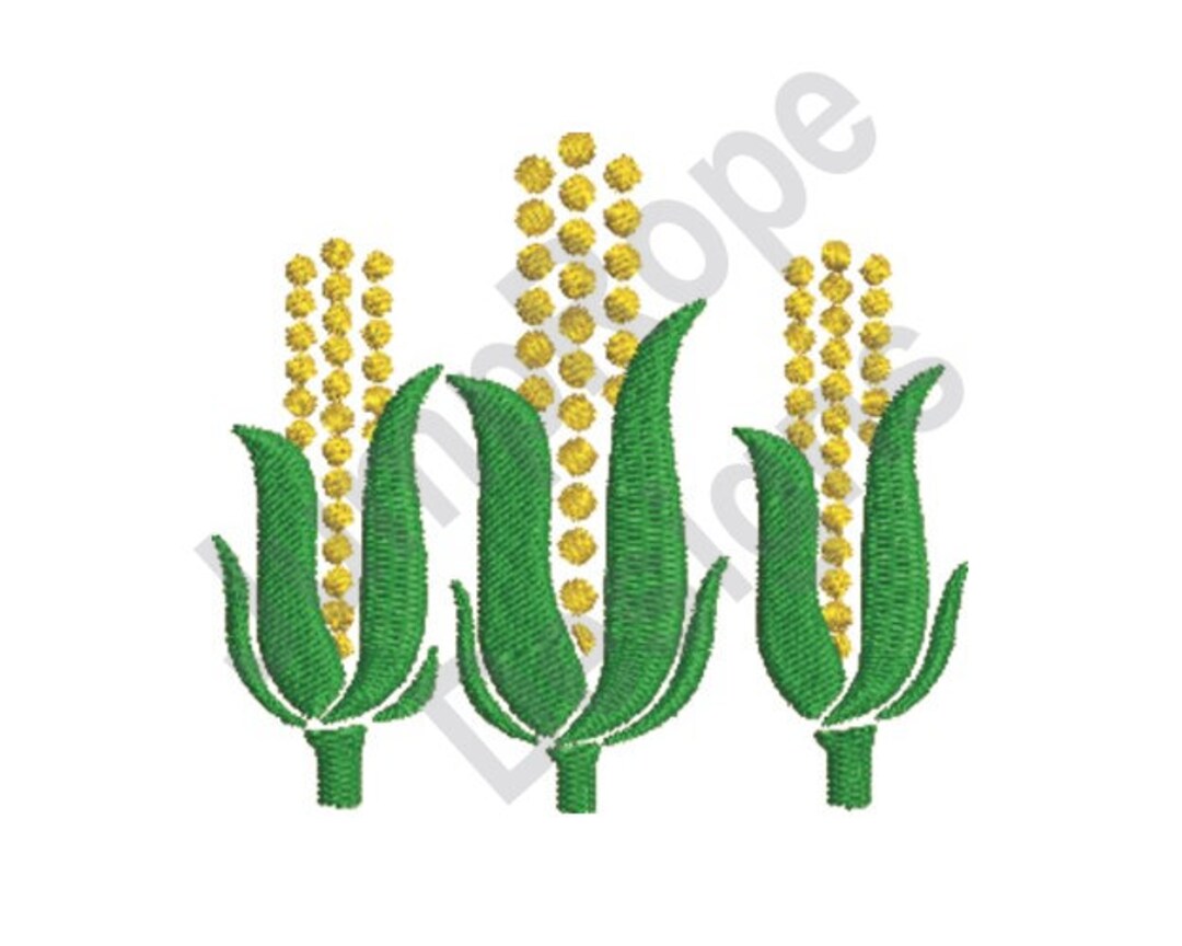 Corn - Machine Embroidery Design - Etsy