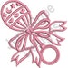 Baby Girl Rattle - Machine Embroidery Design - Etsy