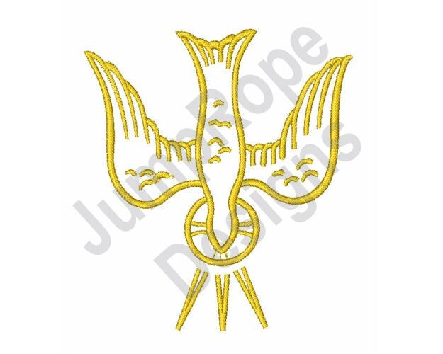 Holy Spirit Dove Machine Embroidery Design | Etsy