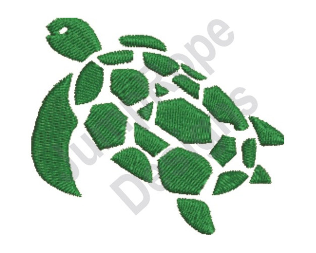 Sea Turtle - Machine Embroidery Design - Etsy