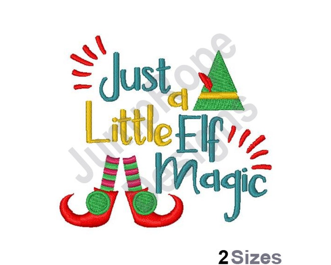 Elf Magic - Machine Embroidery Design - 2 Sizes - Etsy