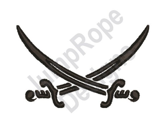 Crossed Swords 5 Machine Embroidery Design - Etsy