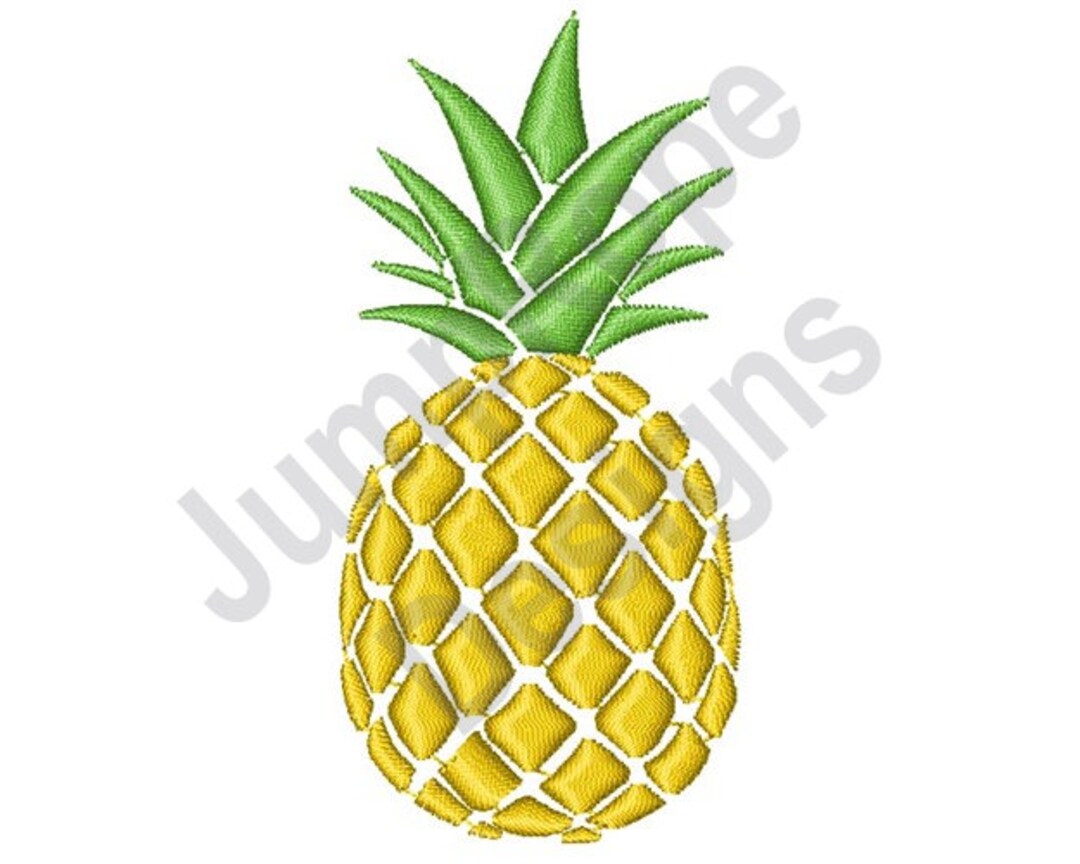 Pineapple - Machine Embroidery Design - Etsy