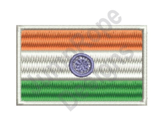 Indian Flag Machine Embroidery Design - Etsy