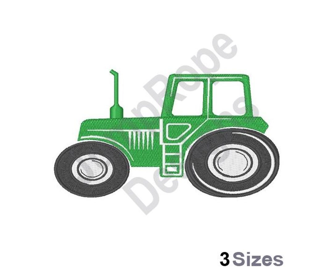 Tractor - Machine Embroidery Design - 3 Sizes - Etsy