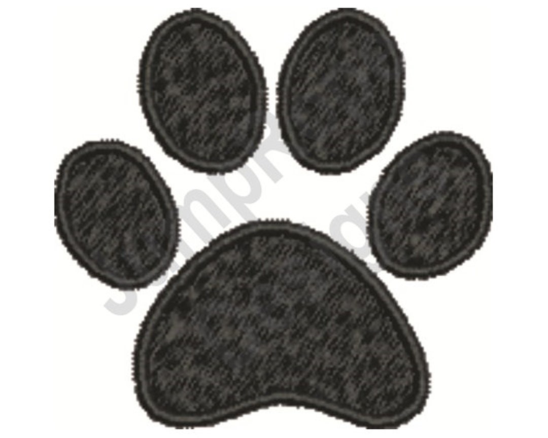 Paw Print - Machine Embroidery Design - Etsy