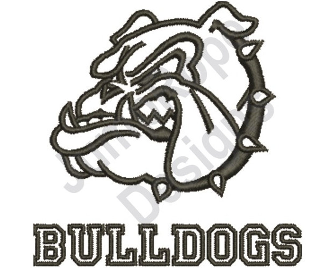 Bulldogs - Machine Embroidery Design - Etsy