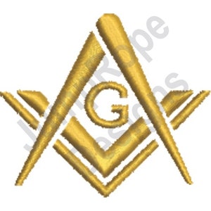 Masonic Symbol Machine Embroidery Design | Etsy