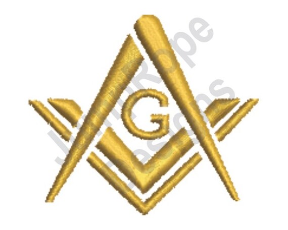 Masonic Symbol Machine Embroidery Design | Etsy