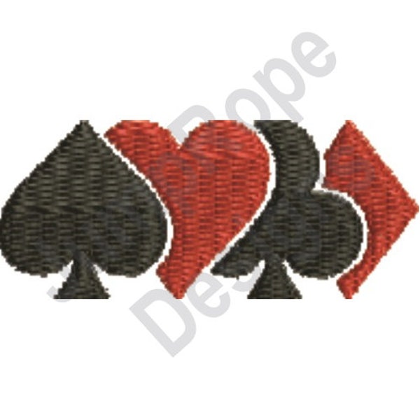 Playing Card Embroidery - Etsy