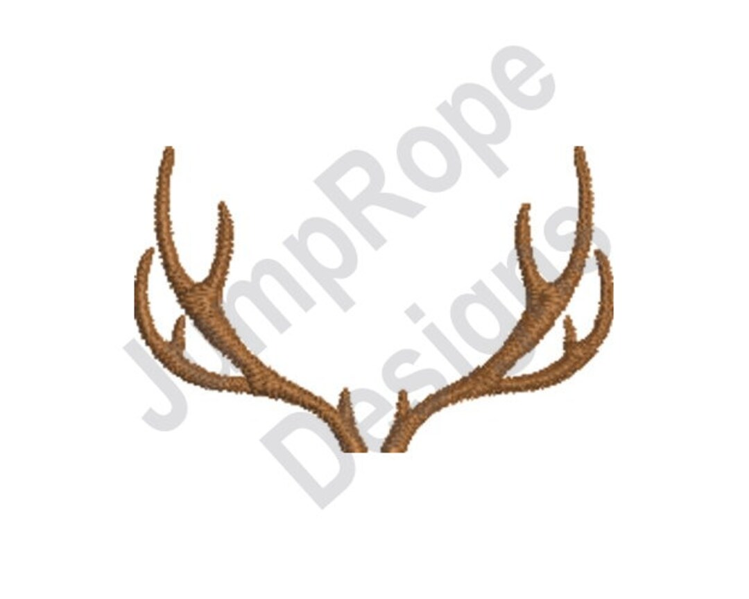 Antlers - Machine Embroidery Design - Etsy